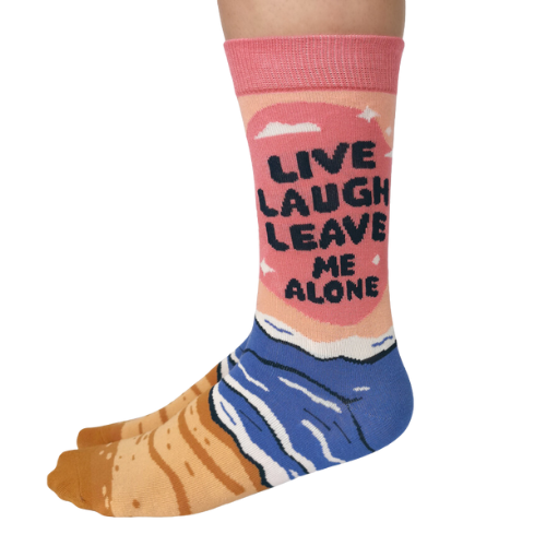 Live, Laugh, Leave Women's Socks - Gift Idea – Sock Bar