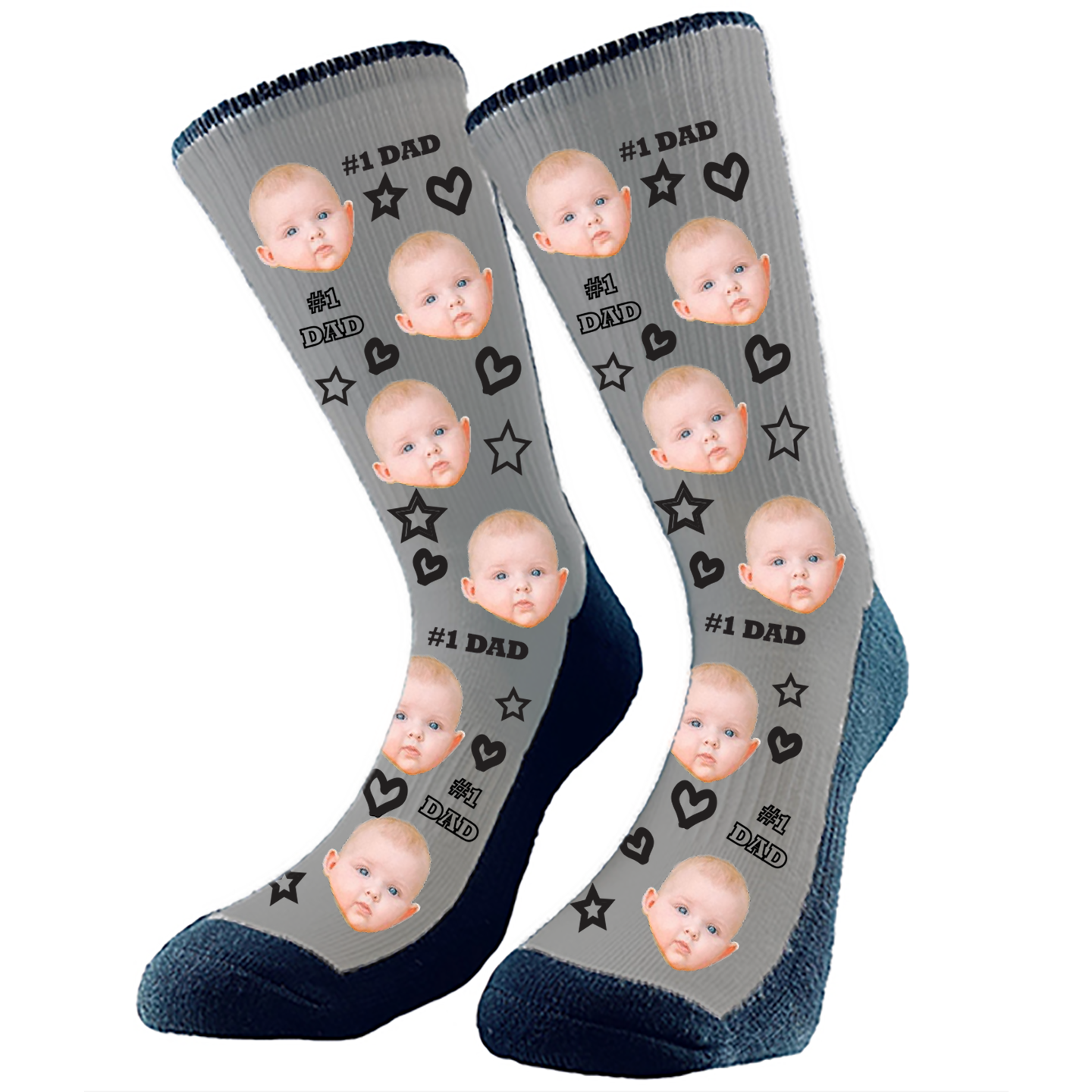 Custom Face Socks - #1 DAD Father's Day Socks – Sock Bar